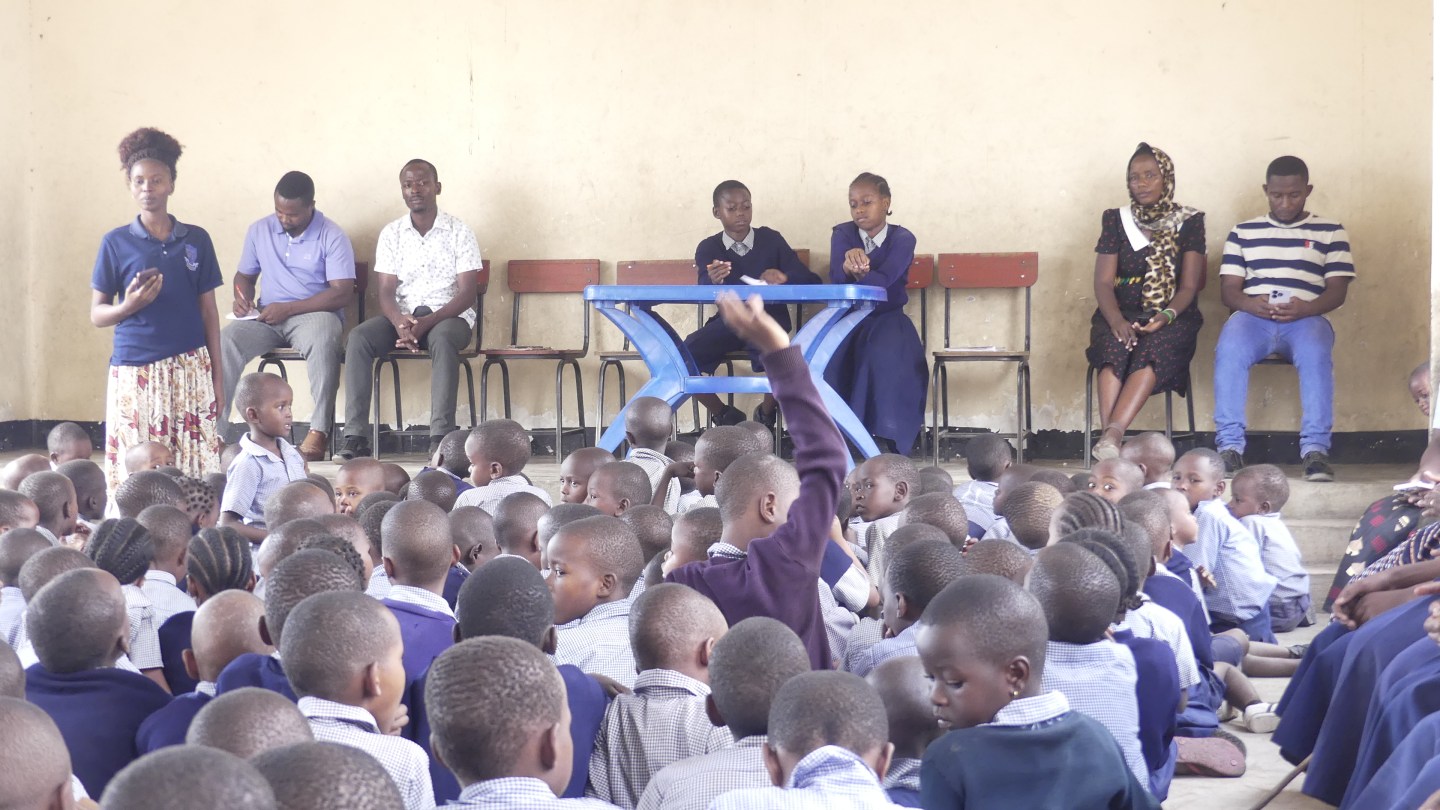 Top Students-End of Year and Std 7 Celebration Lunch – Steve and Barnabas